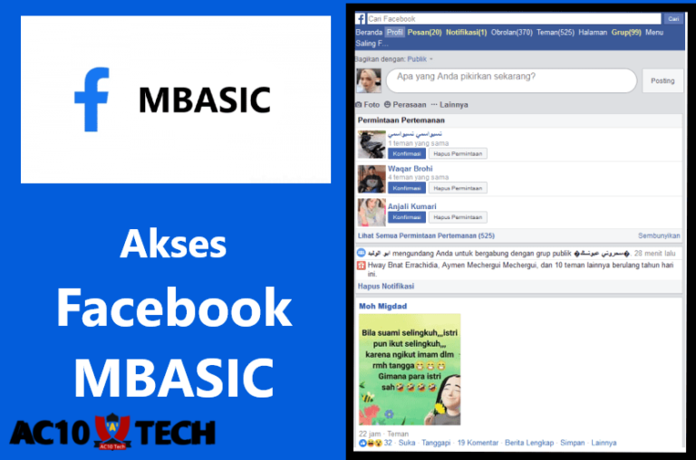 Cara Mengakses Mbasic FB 2024 [Mbasic SETTING] - AC10 Tech